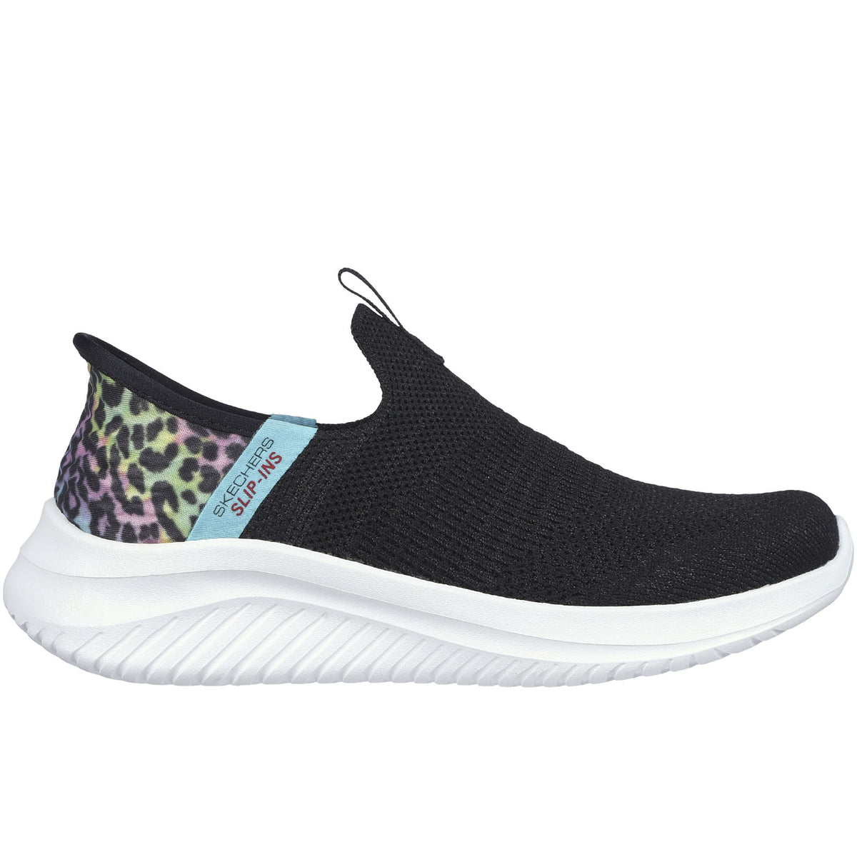 Skechers Kids Ultra Flex 3.0 Colory Wild Slip-ins Trainers - Black – Avenue 85