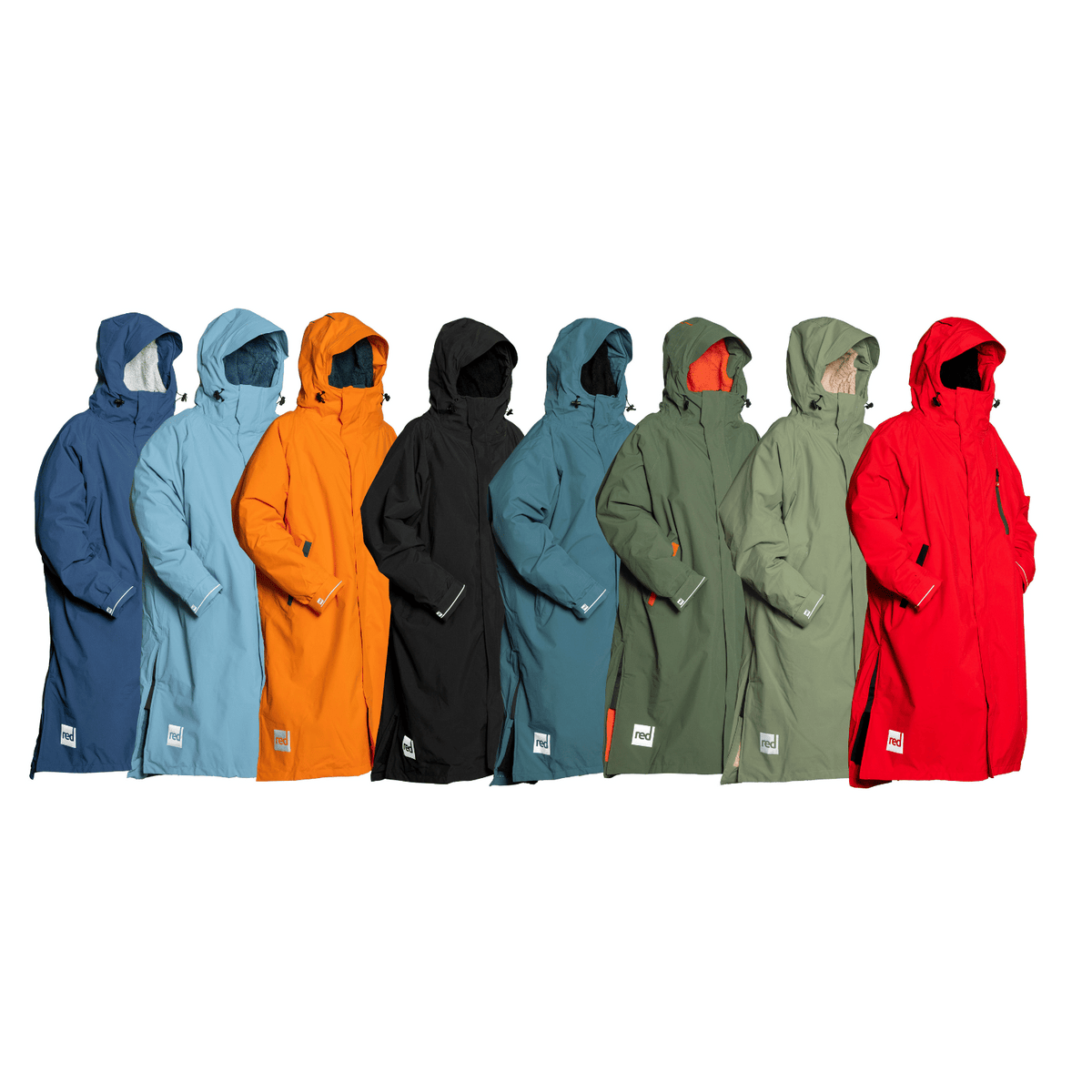 Red Adults Pro Long Sleeve Waterproof Dry Changing Robe Alter EVO ...
