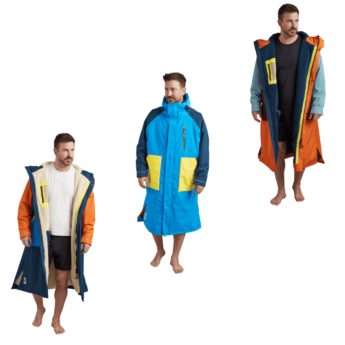 Red Adults Recovered Long Sleeve Hooded Dry Changing Robe Alter EVO ...