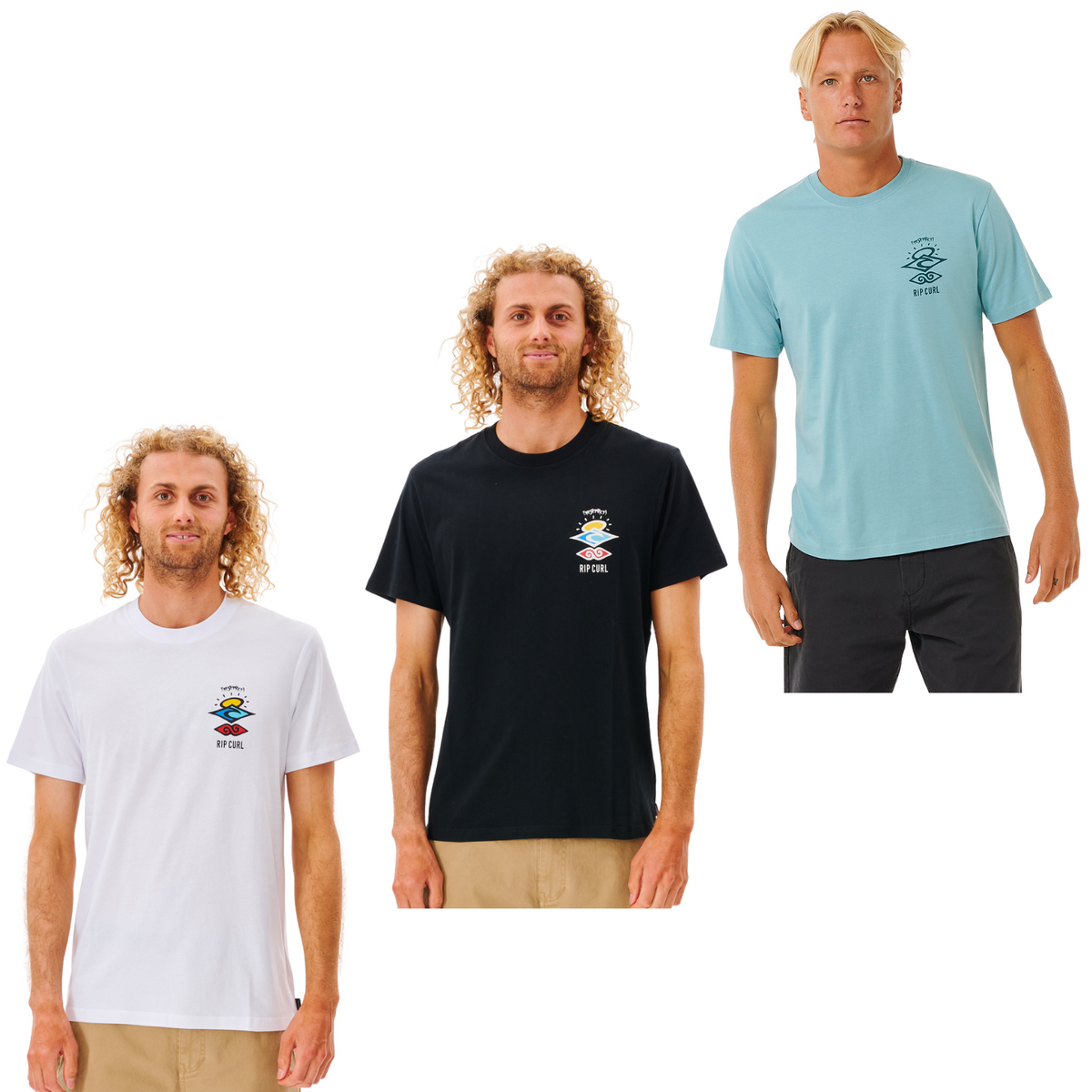 Rip Curl Mens Search Icon Short Sleeve Crew Neck T-Shirt – Avenue 85