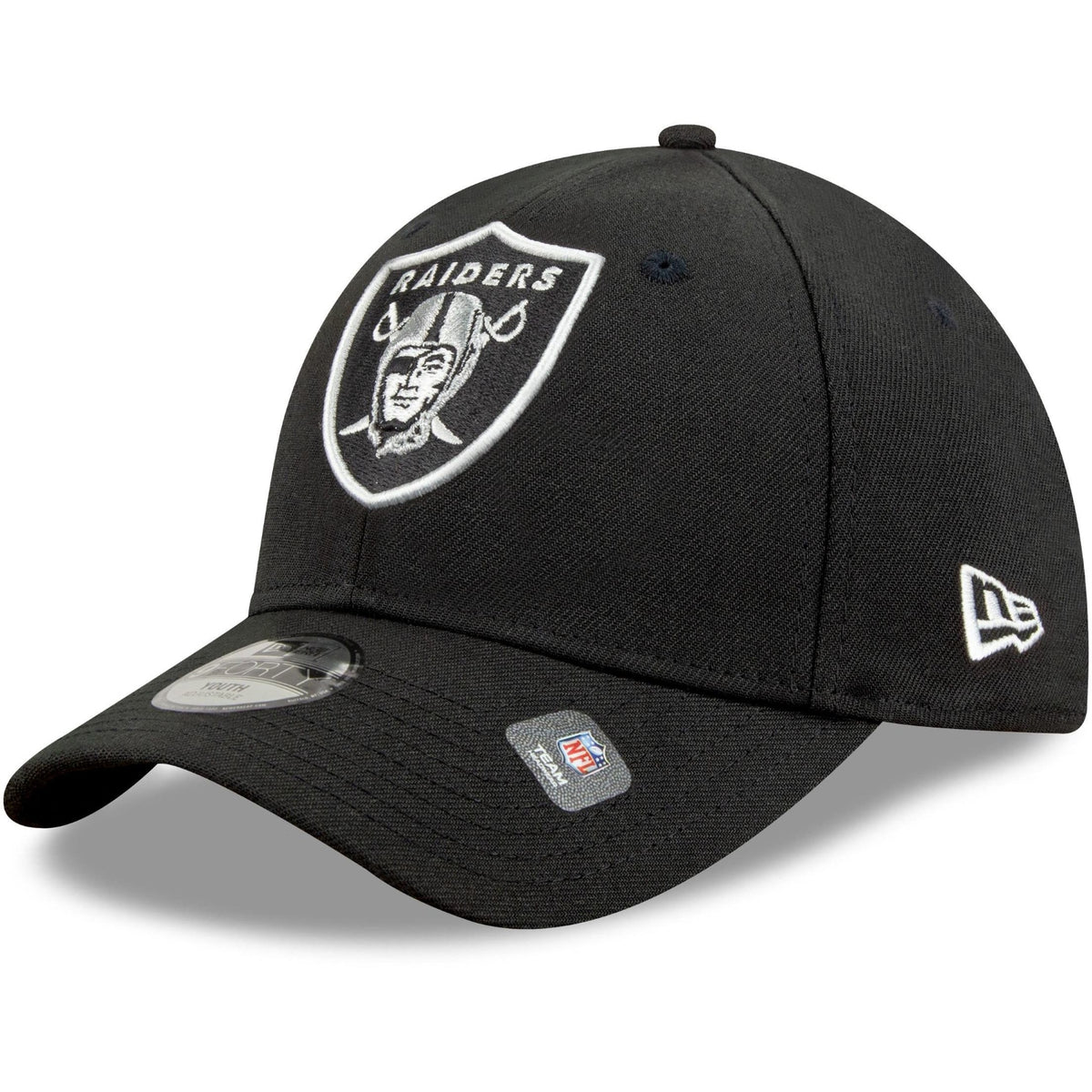 New Era Kids 9FORTY Las Vegas Raiders Baseball Cap - Black - YTH ...