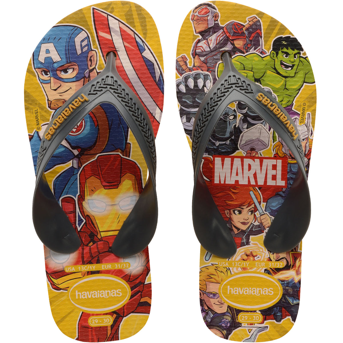 Havaianas Kids Max Marvel Superhero Sandals Flip Flops - Multi – Avenue 85