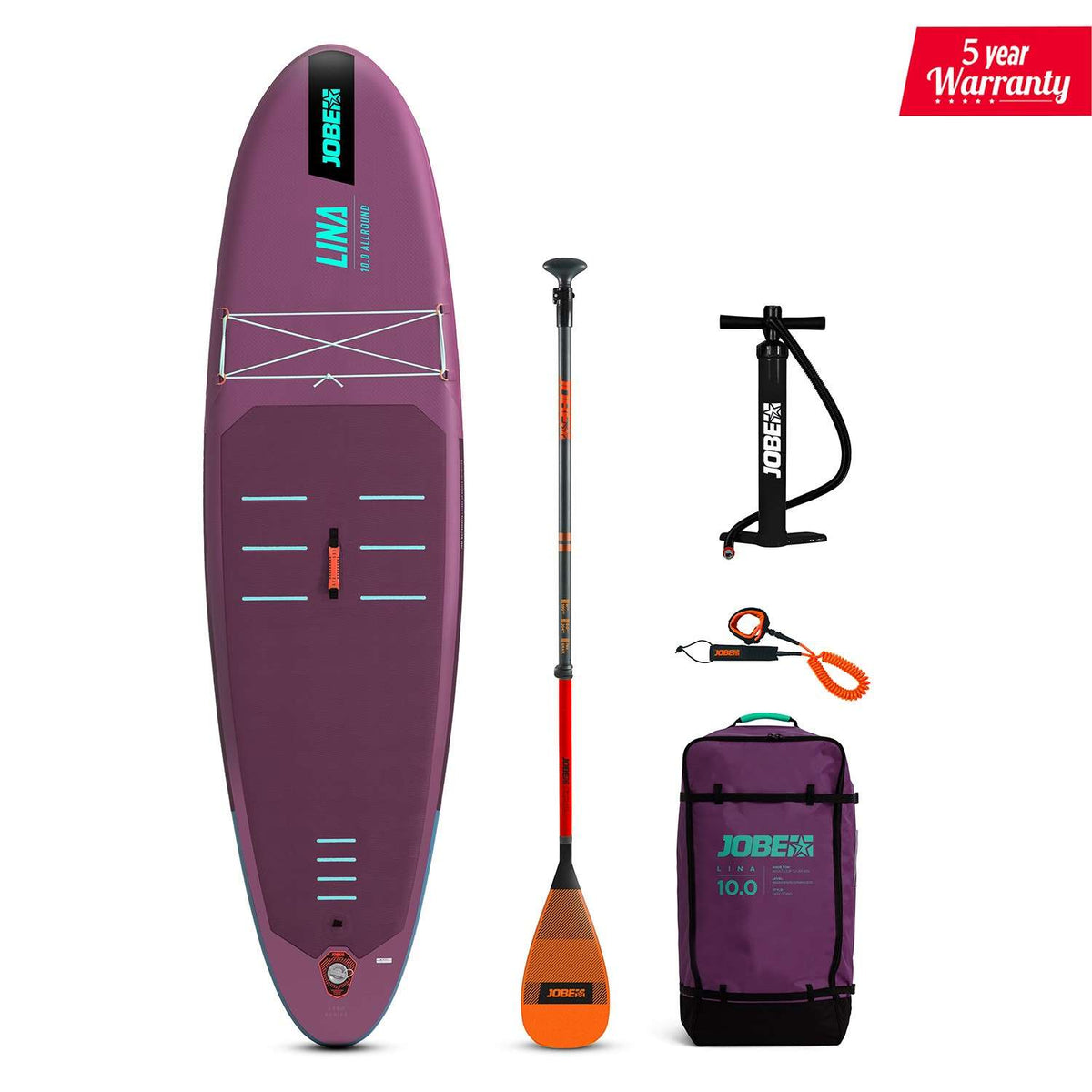 Jobe NA Aero Lina SUP Lite Board 10.0 Package - Purple - OS – Avenue 85