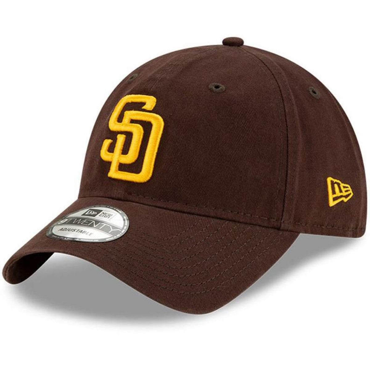 New Era Mens 9TWENTY San Diego Padres Baseball Cap - Dark Brown – Avenue 85
