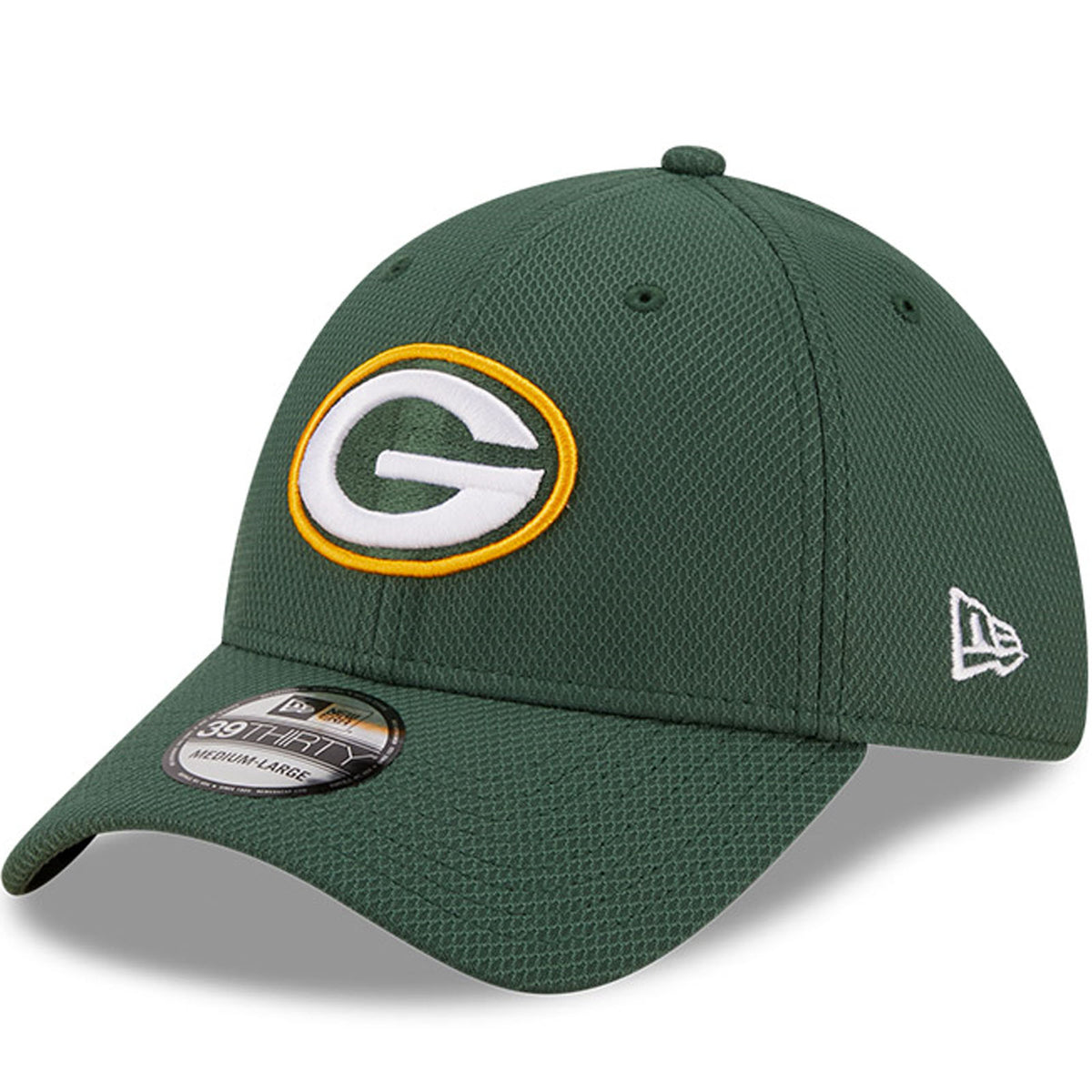 New Era Mens Green Bay Packers NFL 39THIRTY Diamond Era Baseball Cap ...