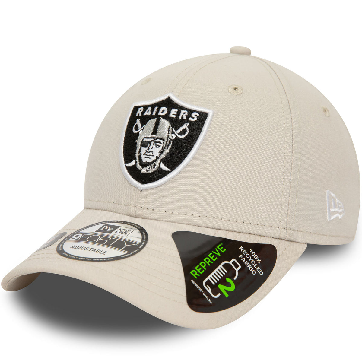 New Era Mens Las Vegas Raiders Repreve 9FORTY Cap - Cream – Avenue 85