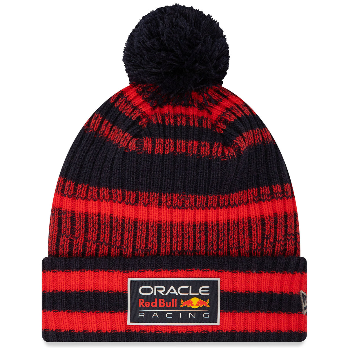 New Era Mens Red Bull Racing Polyana Cuff Knit Bobble Hat - Red/Blue ...