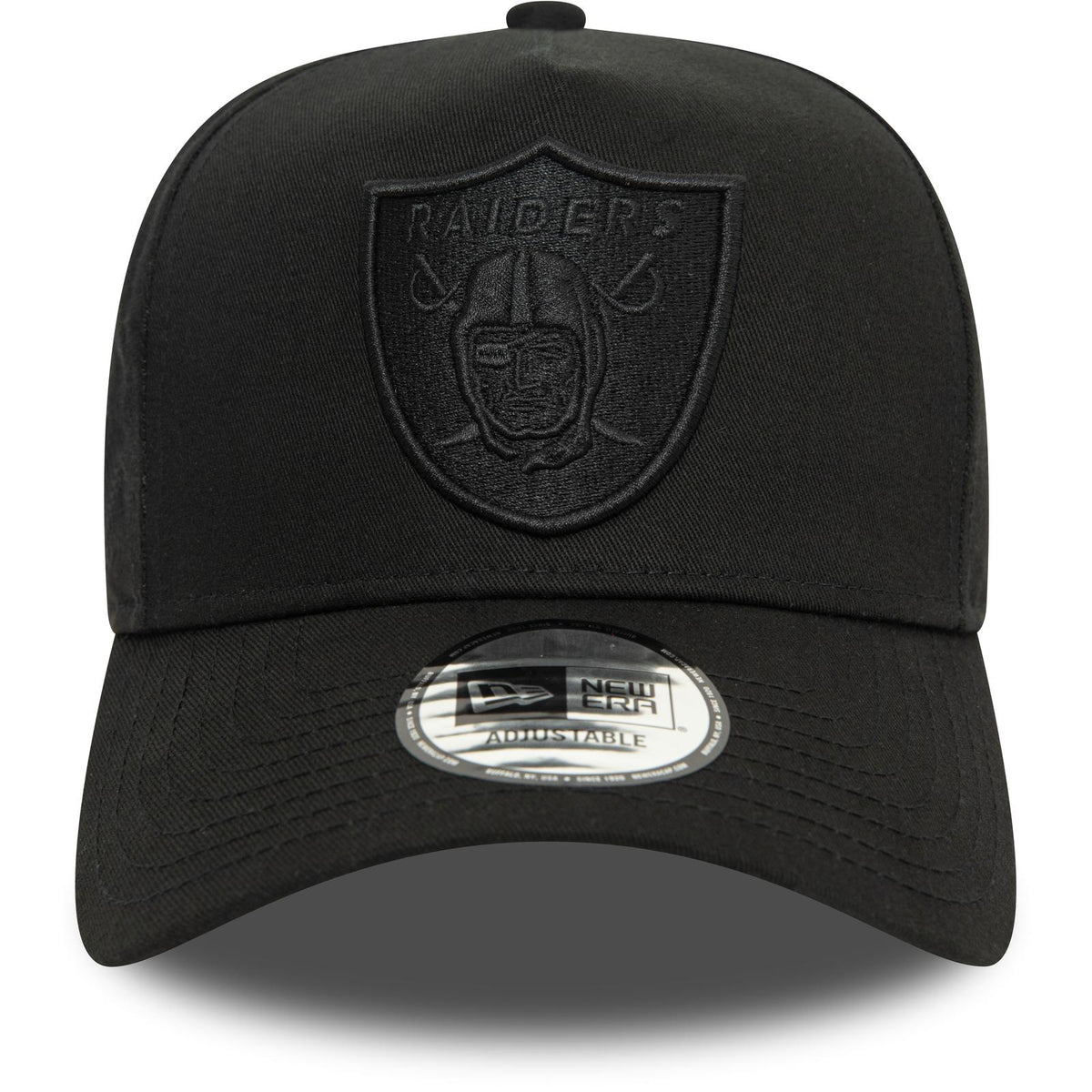 New Era Mens 9FORTY Las Vegas Raiders E-Frame Cap - Monochrome Black ...