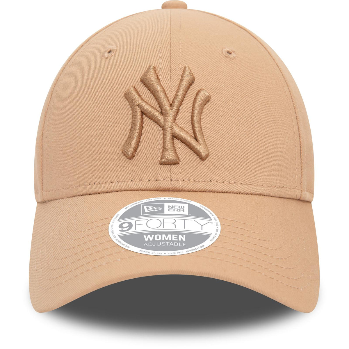 New Era Womens 9FORTY New York Yankees Metalic Baseball Cap - Beige ...