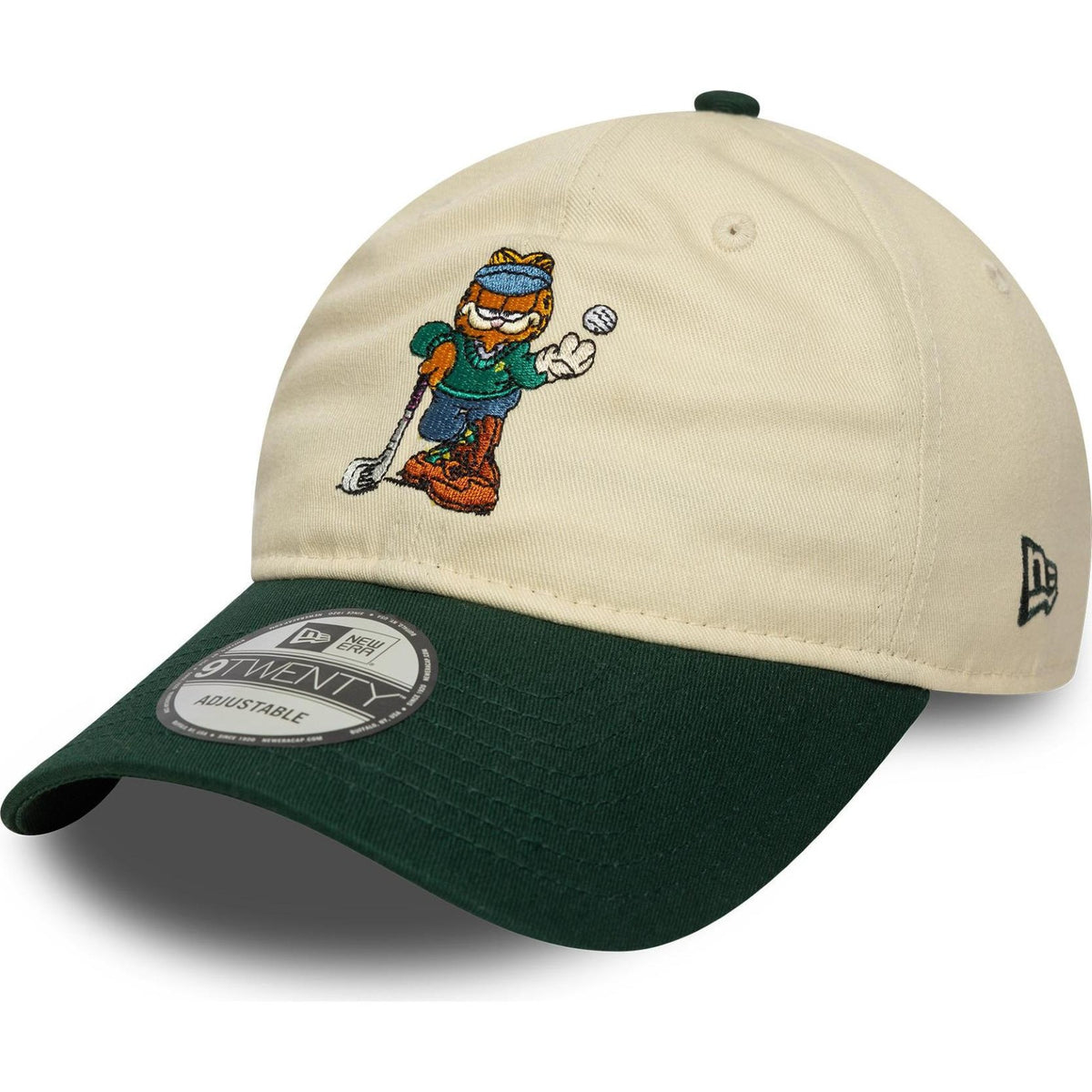New Era Mens 9TWENTY Garfield Baseball Cap - Light Cream - One Size ...