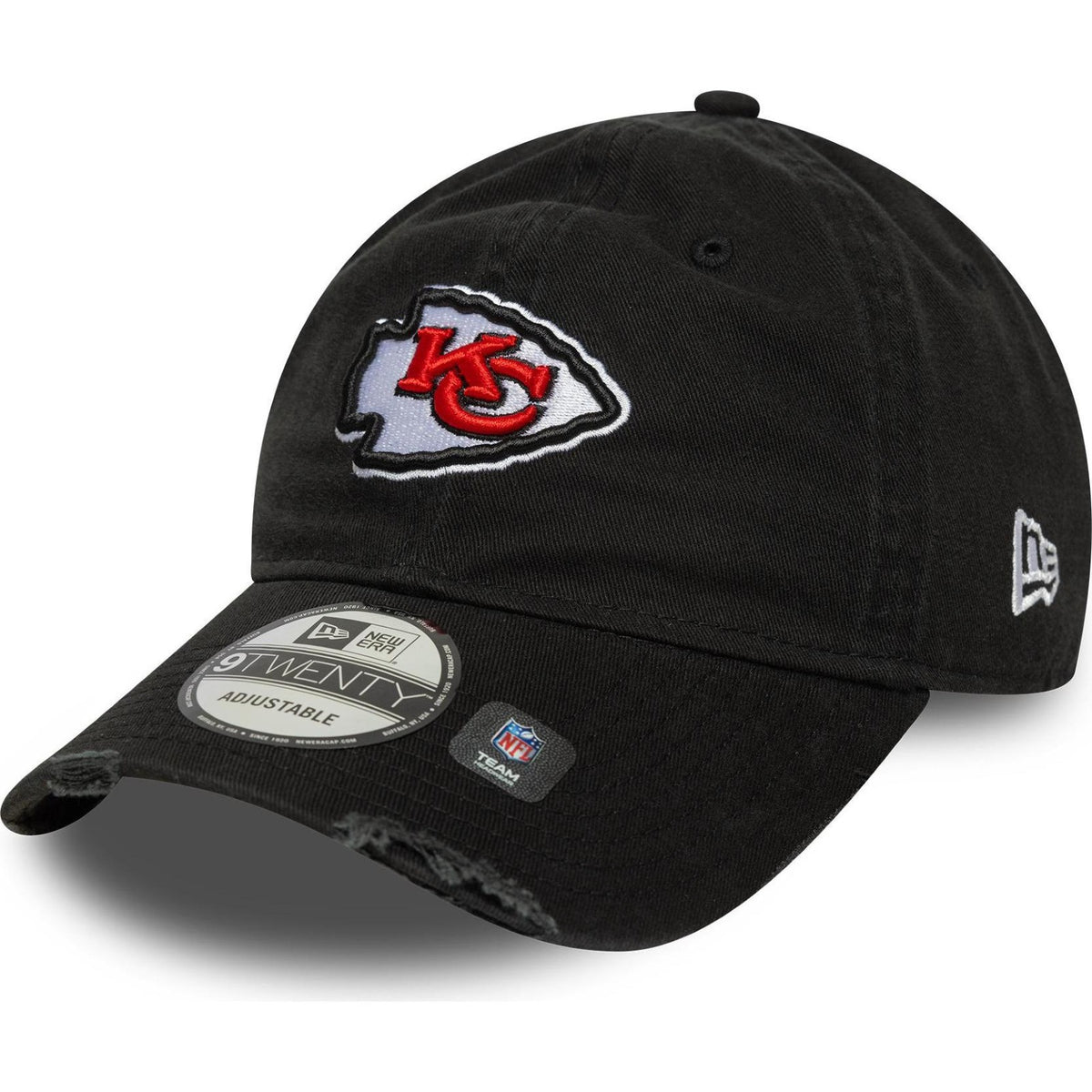 New Era Mens 9TWENTY Kansas City Chiefs Baseball Cap - Black - One Siz ...