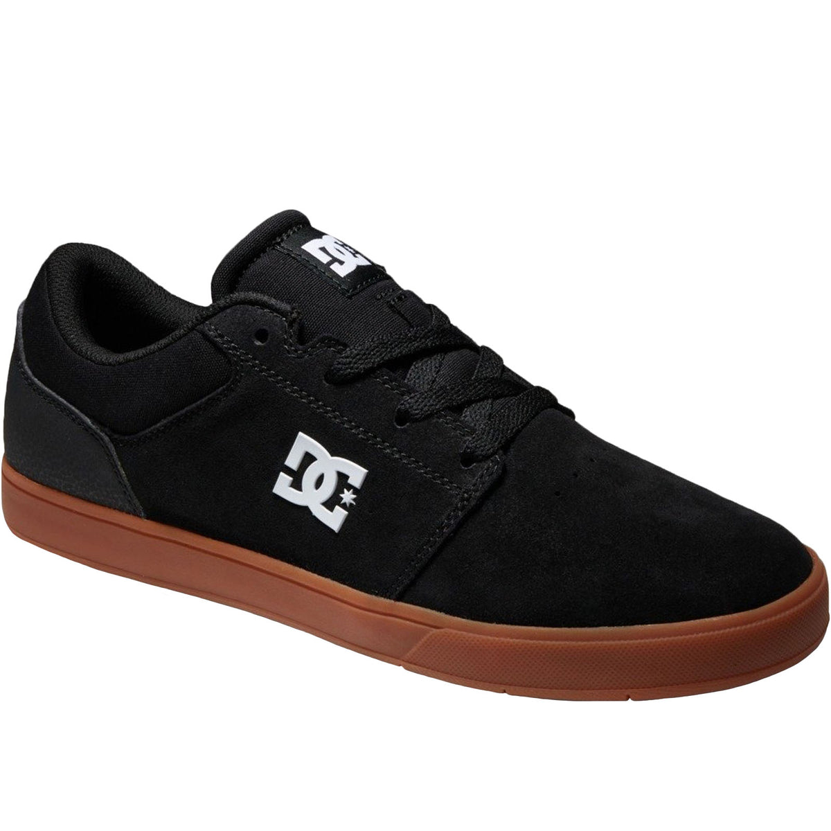 DC Shoes Mens Crisis 2 Suede Low Rise Trainers - Black/Gum – Avenue 85