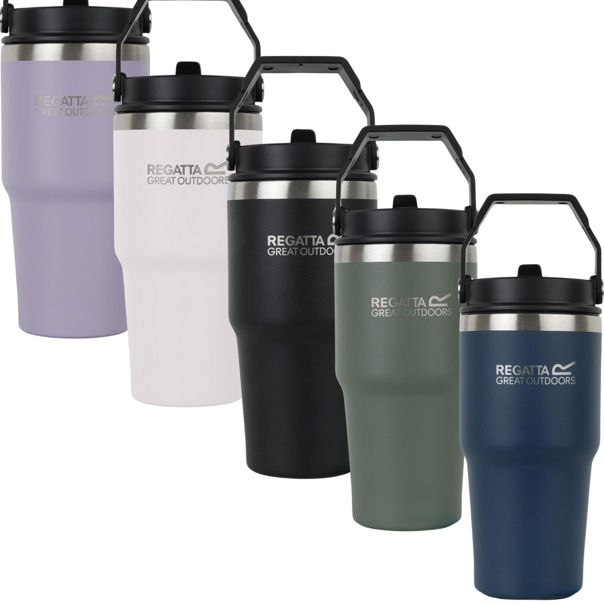 Regatta Thermulate Insulated 0.6L Carry Handle Flip Straw Tumbler ...
