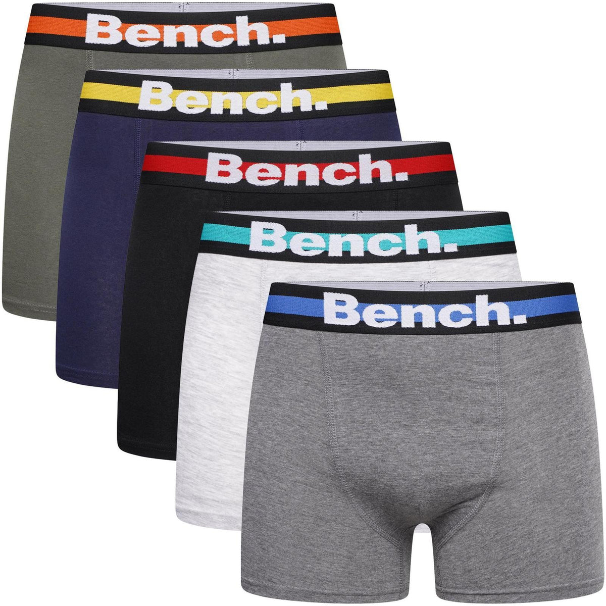 Bench Mens Roncam 5 Pack Boxer Shorts – Avenue 85