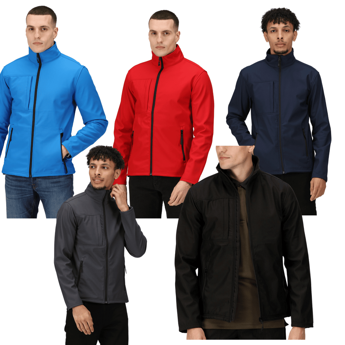 Regatta Professional Mens Octagon II Printable 3 Layer Membrane Softsh ...