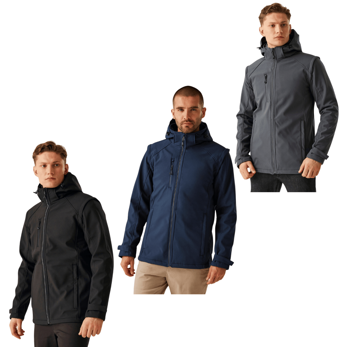 Regatta Professional Mens Erasmus 5 IN 1 Softshell Jacket – Avenue 85