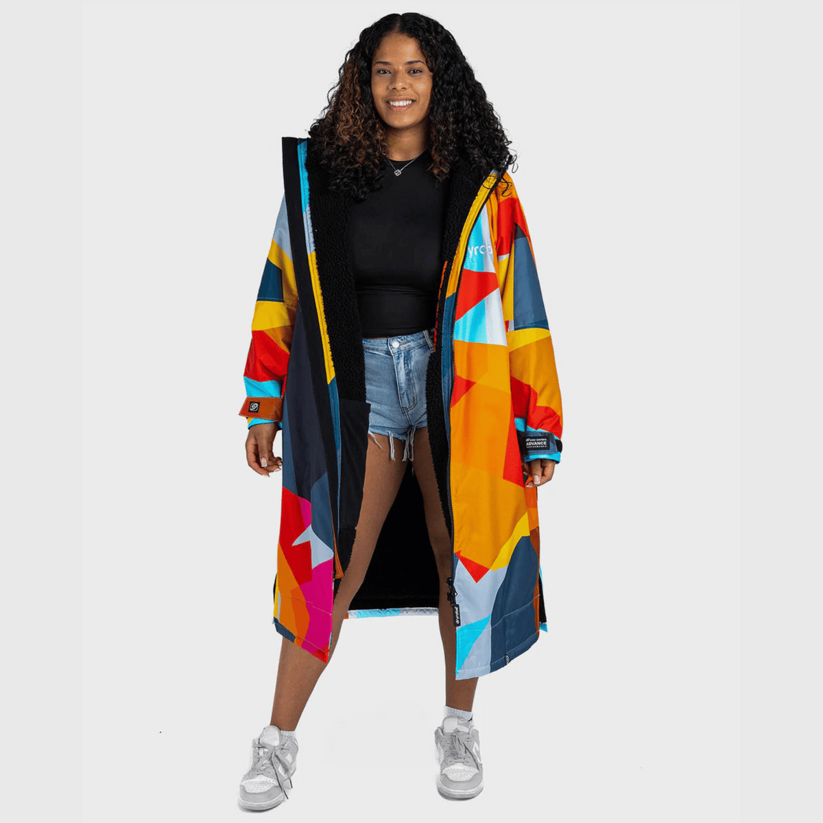 dryrobe Advance Long Sleeve Changing Robe - Abstract Limited Edition ...