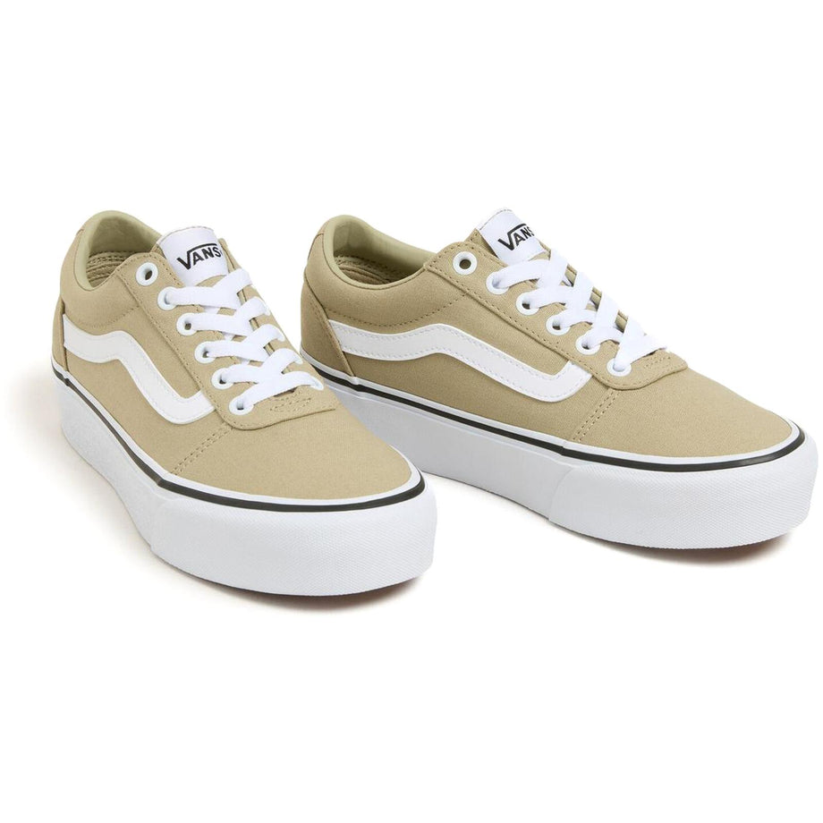 Vans Womens Ward Platform Low Rise Chunky Sole Trainers Avenue 85