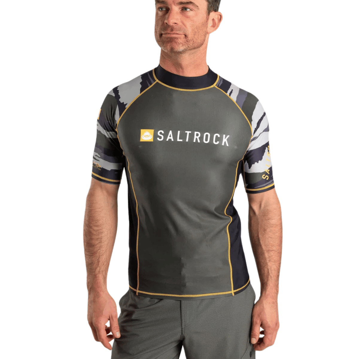 Saltrock Mens Camo Stripe Short Sleeve Rash Vest – Avenue 85